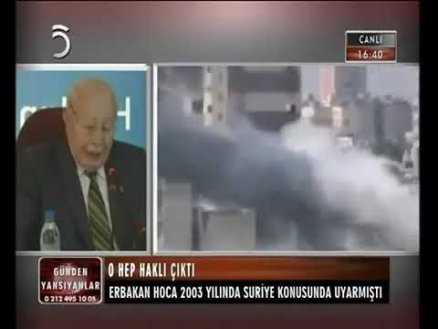 Necmettin Erbakan'ın 2003 Yılındaki Suriye Konuşması