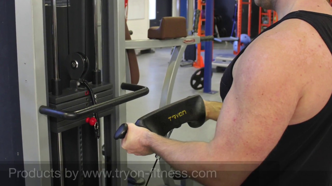 TRYON Narrow biceps bar (TR87) - man - YouTube