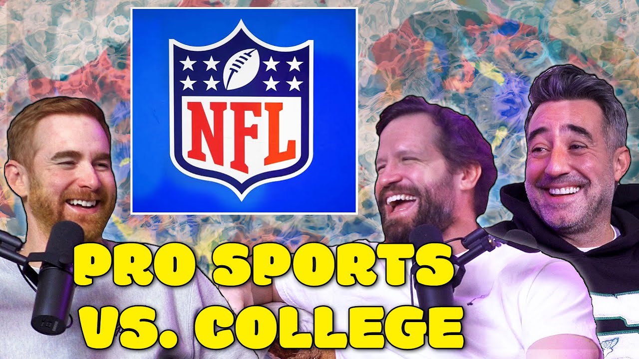 Andrew Santino on Pro vs College Sports - YouTube