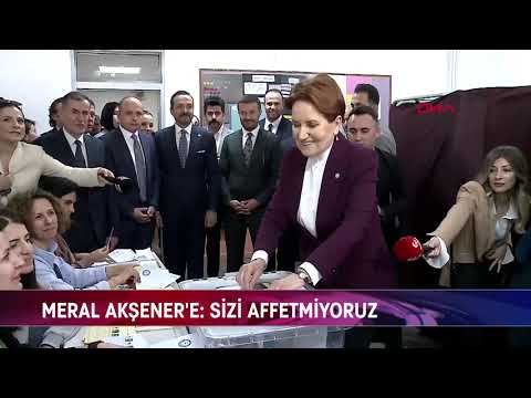 MERAL AKŞENER'E: SİZİ AFFETMİYORUZ