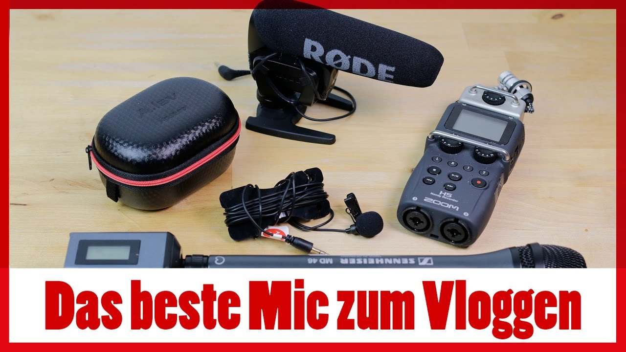 Vlogging - Was ist das beste Mikro? [Test-Review]| The BlacBook - YouTube