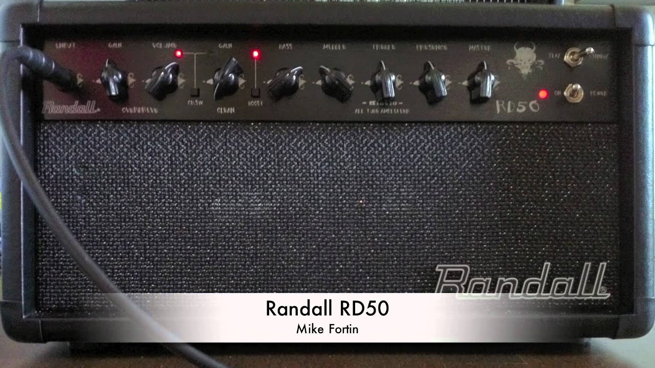 Randall RD50 (Circuit Tweak by Mike Fortin) High Gain Clip - YouTube