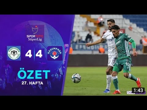 YENİ konyaspor 4-4  kasımpaşa mac özeti