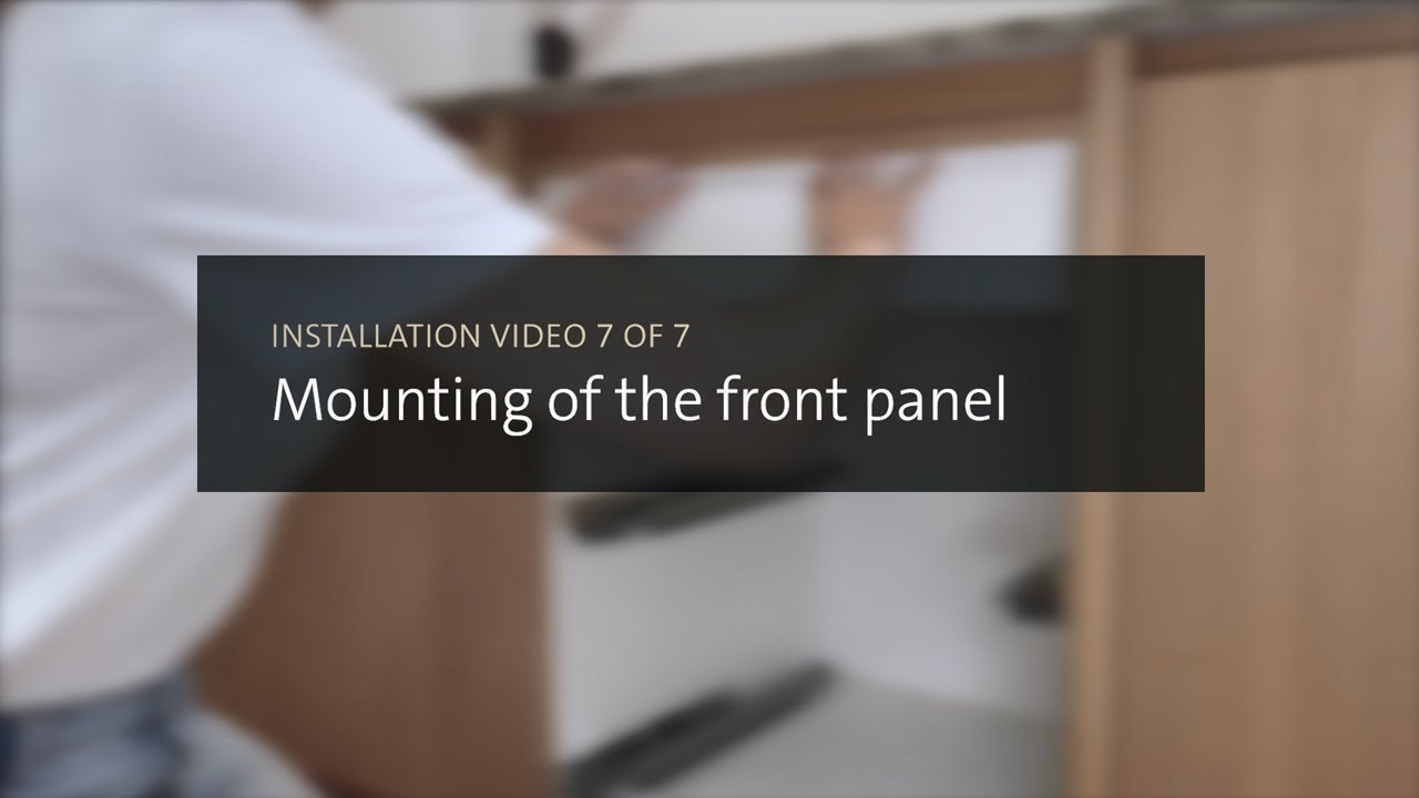 Step 7: Mounting of the front panel - YouTube