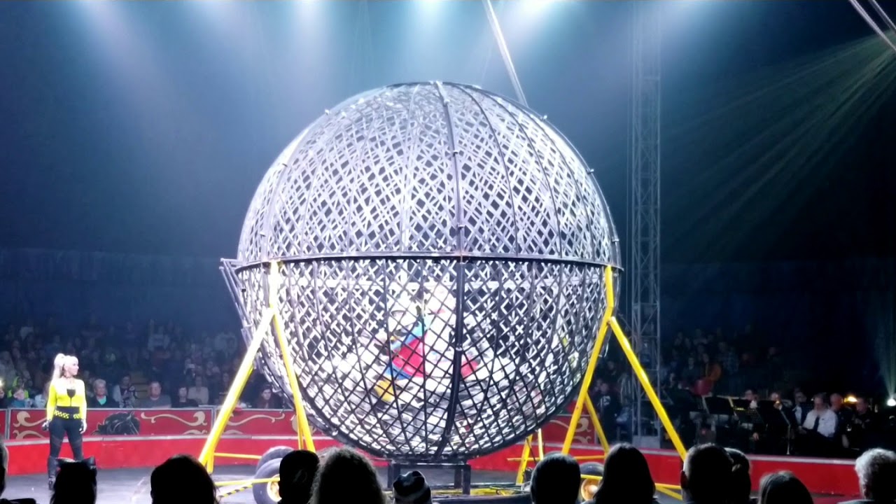 Watching the famous globe of death - YouTube