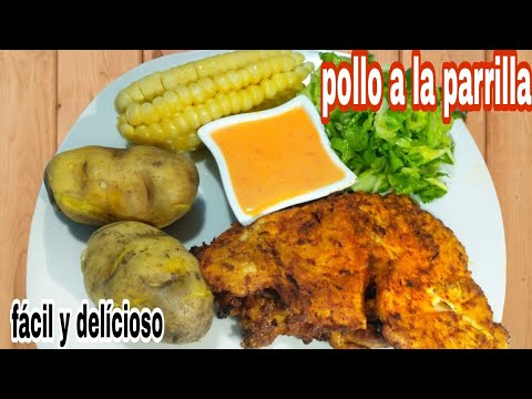 Pollo a la Parrilla, Fácil Rico y Jugoso 😋 Parrillada Peruana - YouTube