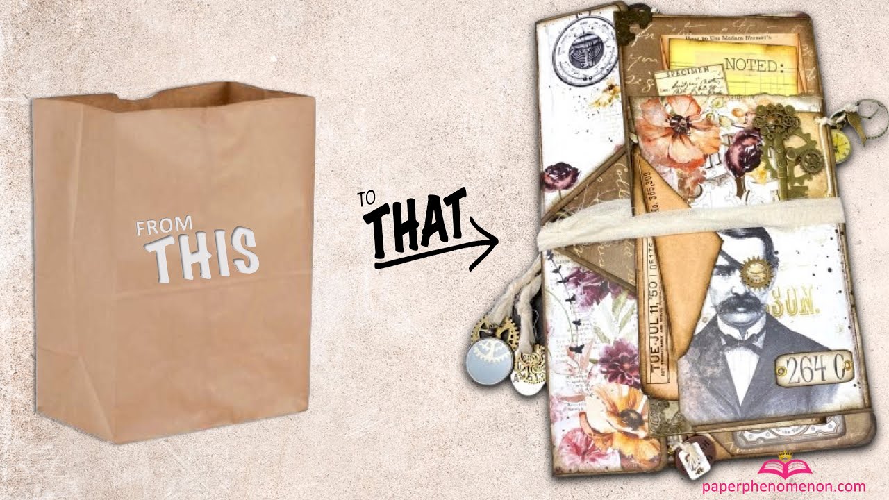 Let's Make Something With Large Grocery Paper Bags - YouTube
