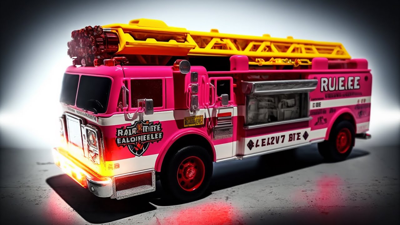 Fire Truck design inspired by Hot Wheels 5 Alarm model - YouTube