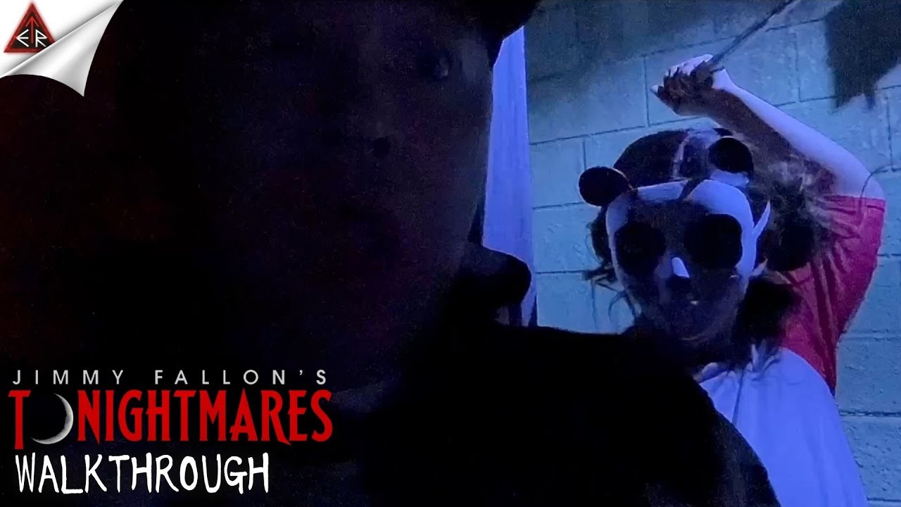FULL WALKTHROUGH INSIDE - Jimmy Fallon's Tonightmares | NEW Haunted ...