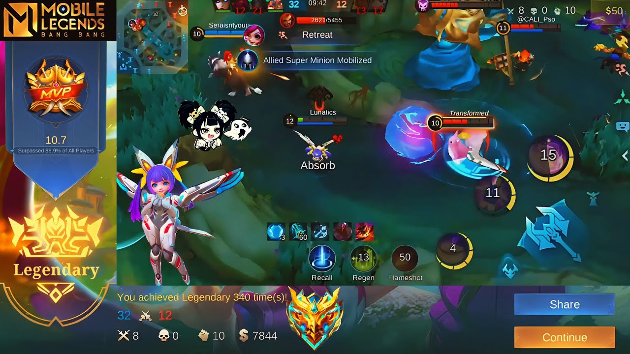 Part 3 | Mythical Honor | Rank Game | MLBB Season 35 | Hero Nana - YouTube