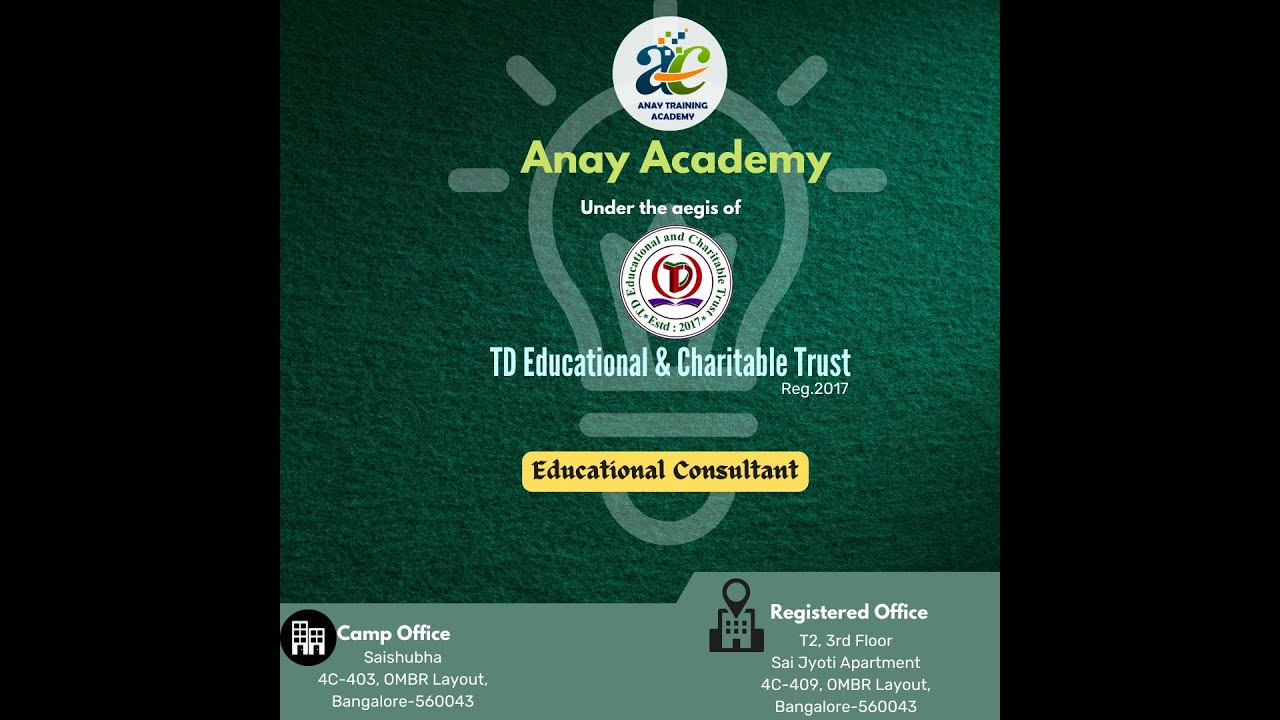 ANAY ACADEMY LAUNCH - YouTube