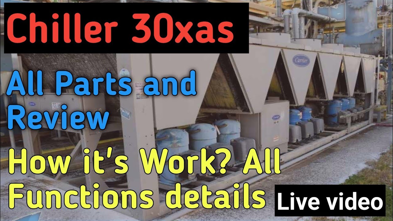 Working principle of Chiller plant | Carrier Chiller all parts ...