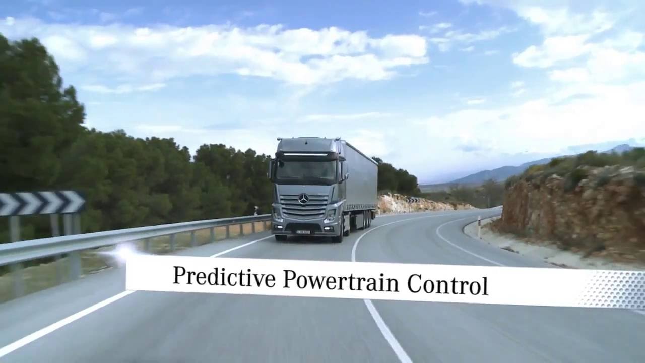 Mercedes-Benz Actros: Predictive Powertrain Control (PPC) - YouTube