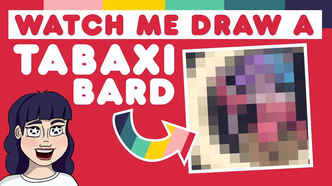 Let's draw a Tabaxi Bard for D&D! - YouTube