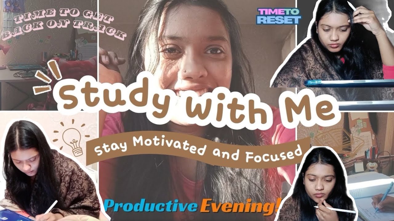 Getting back on Track | Study Vlog | A productive Evening - YouTube