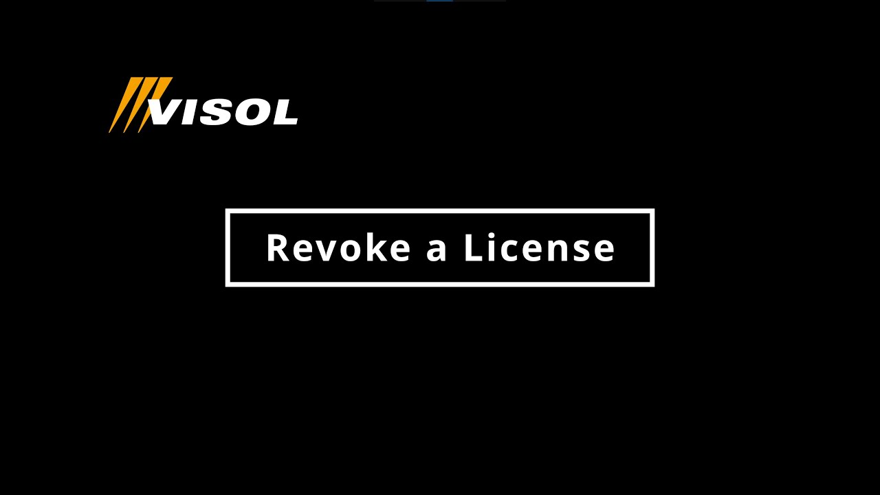 [바이콘 라이선스 튜토리얼] Revoke a Vicon License - YouTube
