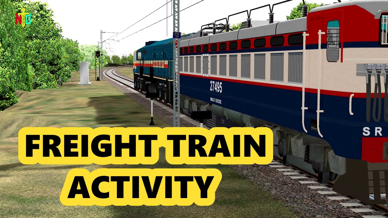 Parcel Freight Train Activity in Western bay || Open Rails || Freight ...