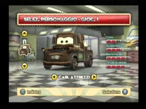 Gameplay Videogioco Cars (PS2) - YouTube