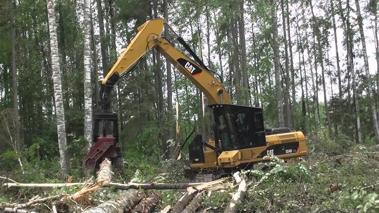 Cat 324D FM Процессор - YouTube