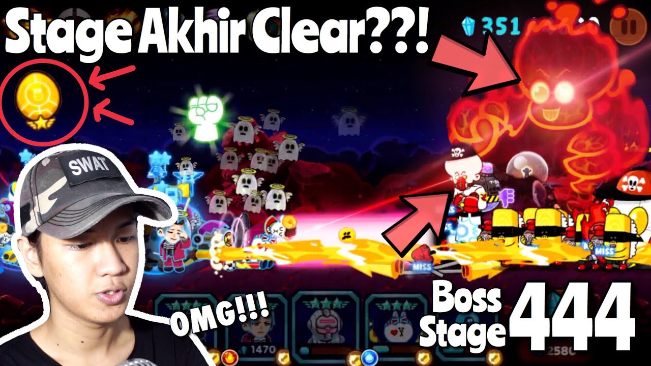 MAIN STAGE AKHIR [BOSS STAGE 444] !!! | LINE RANGERS INDONESIA - YouTube