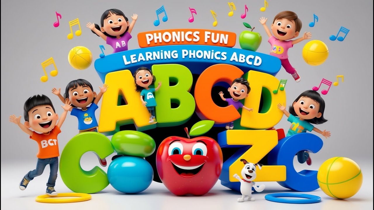 ABC Song I ABC Phonics Song | Learn Alphabet Sounds with a Fun Song for ...