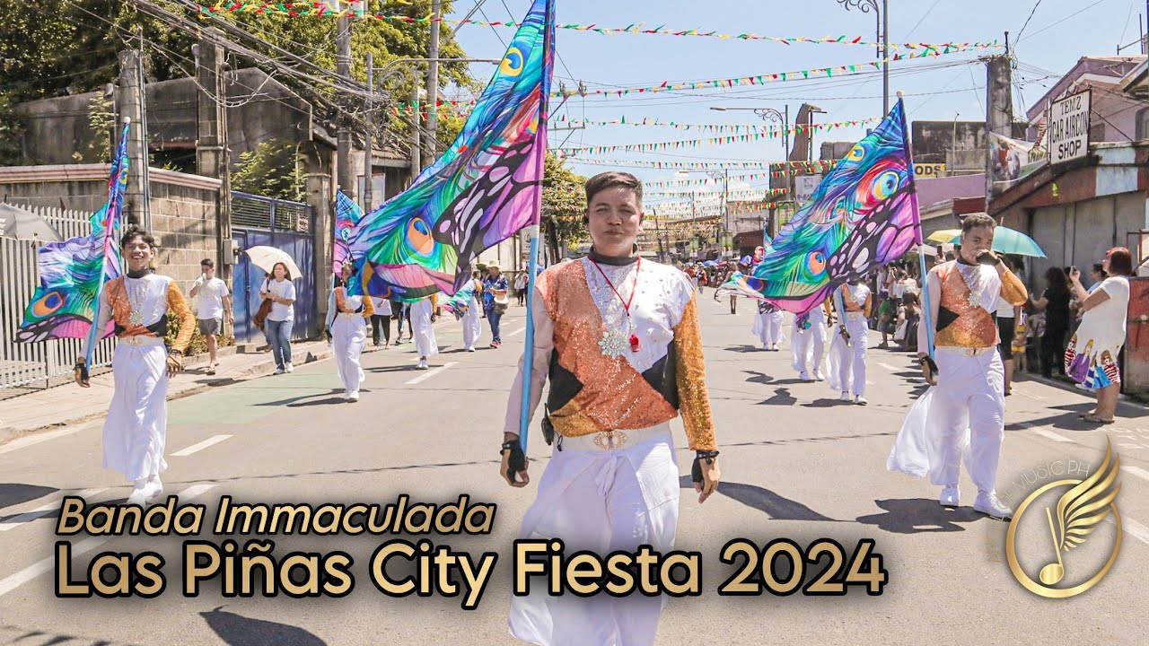 Las Piñas City Fiesta 2024 - Banda Immaculada - YouTube