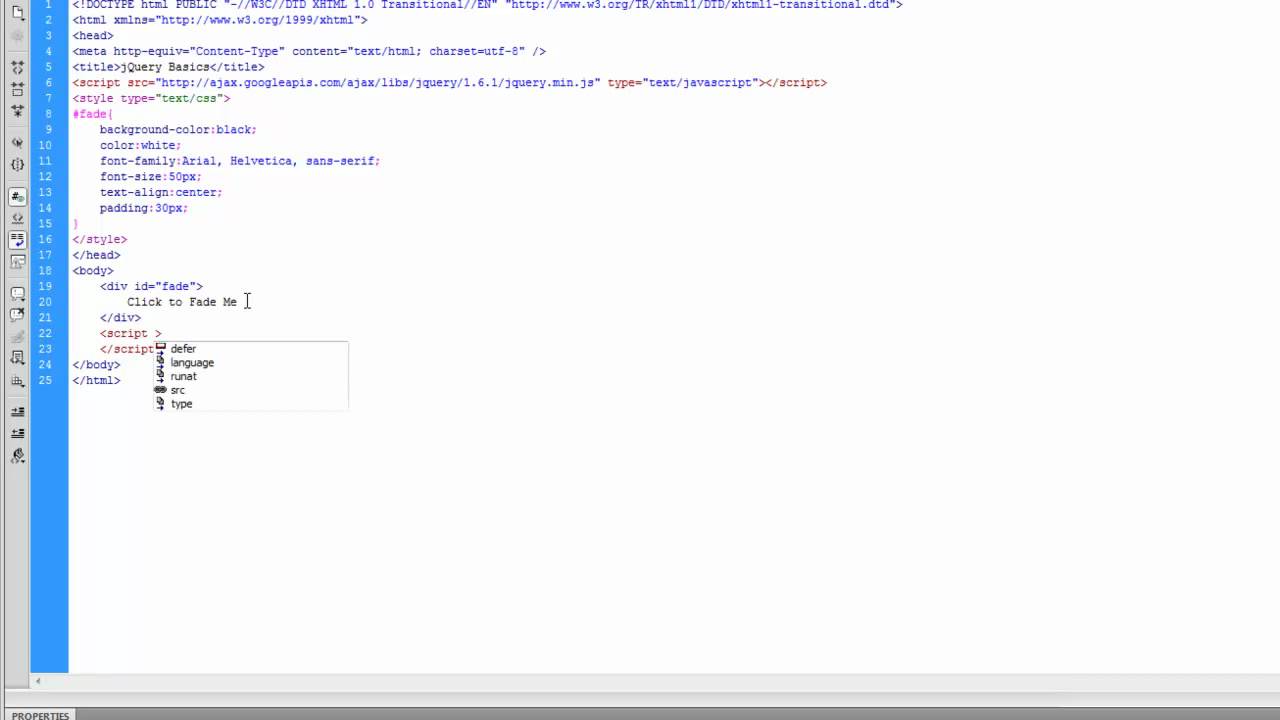 Jquery Fade And Slide Divs Youtube