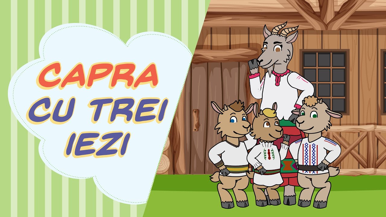 Capra cu trei iezi | Povesti pentru copii si desene animate in limba ...