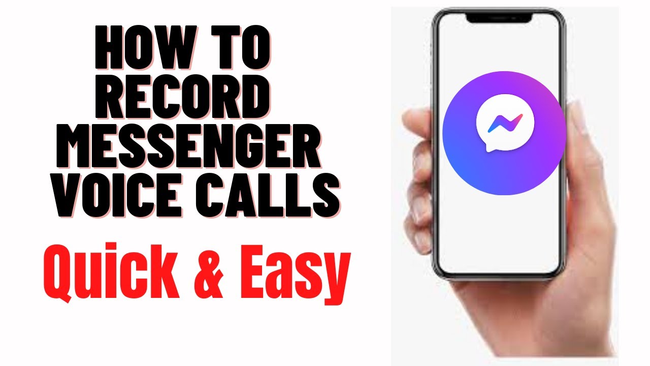 how to record messenger voice calls - YouTube