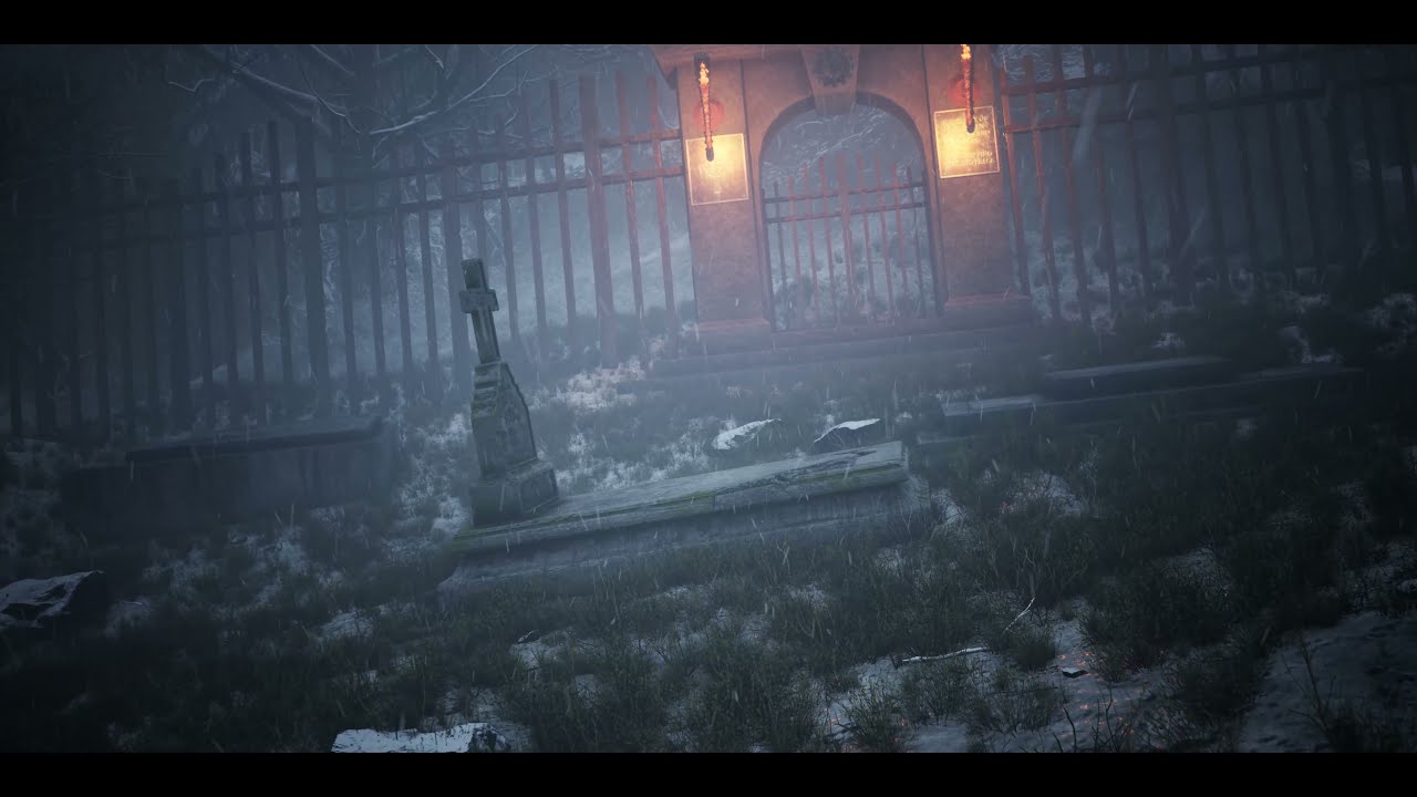 The Cemetery - Realtime Footage 4K - YouTube