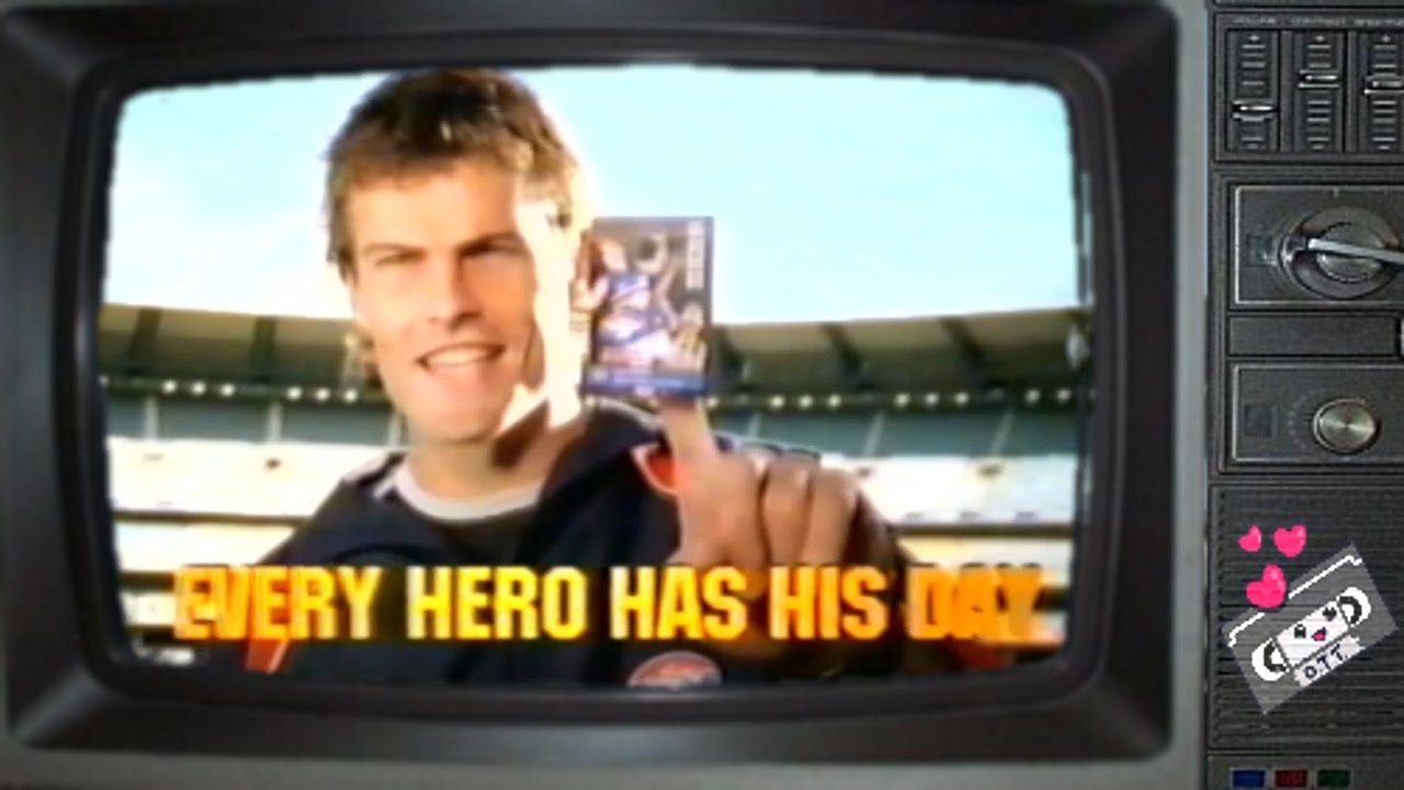 Herald Sun Football Hero Stickers Luke Darcy Commercial 2003 - YouTube
