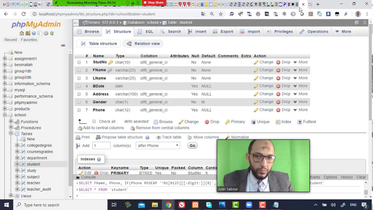 92 Modern Databases Cairo Univ Mysql Index Introduction To Database Index And How To Create 1327