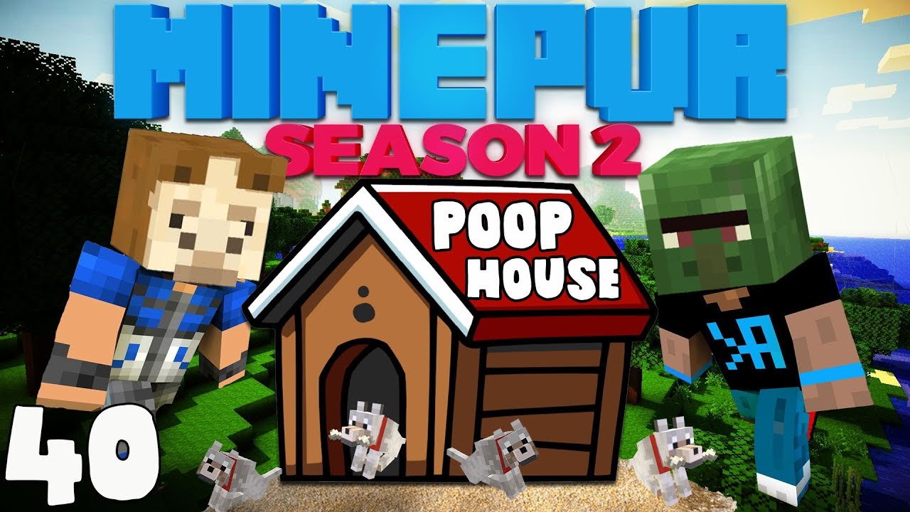 MINEPUR S2 : "Poop House" Ep 40 wt Akan22 "Minecraft Hindi" 1.14.4 ...