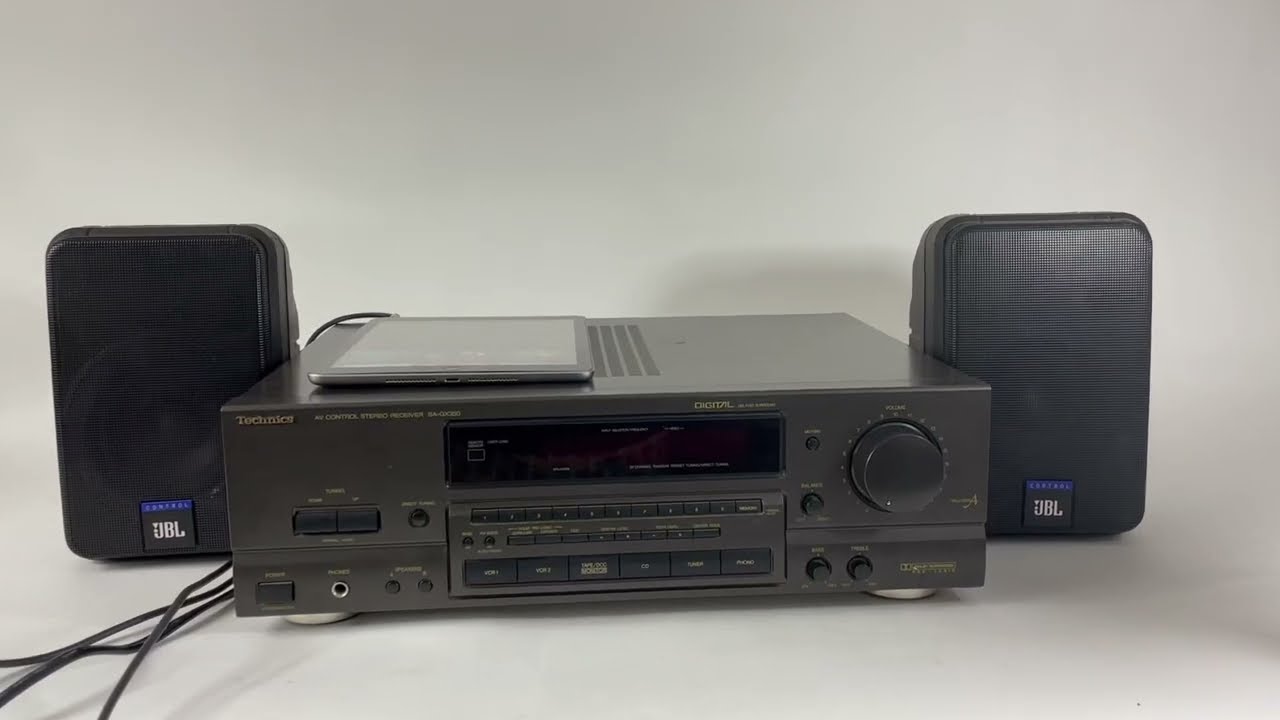 Technics SA-GX350 AV control stereo receiver Dolby Pro Logic Surround ...