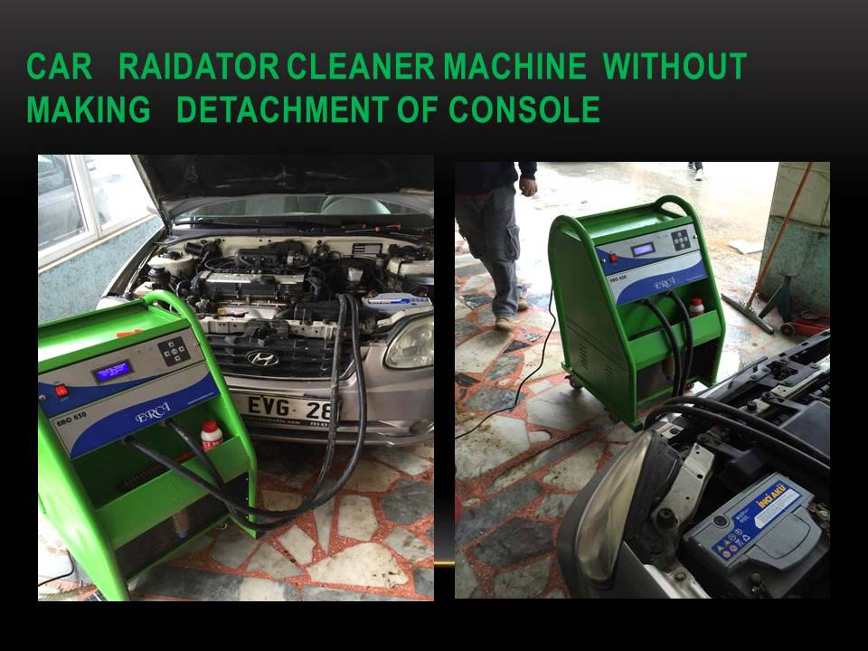 Information about new products radiator cleaning machine service - YouTube