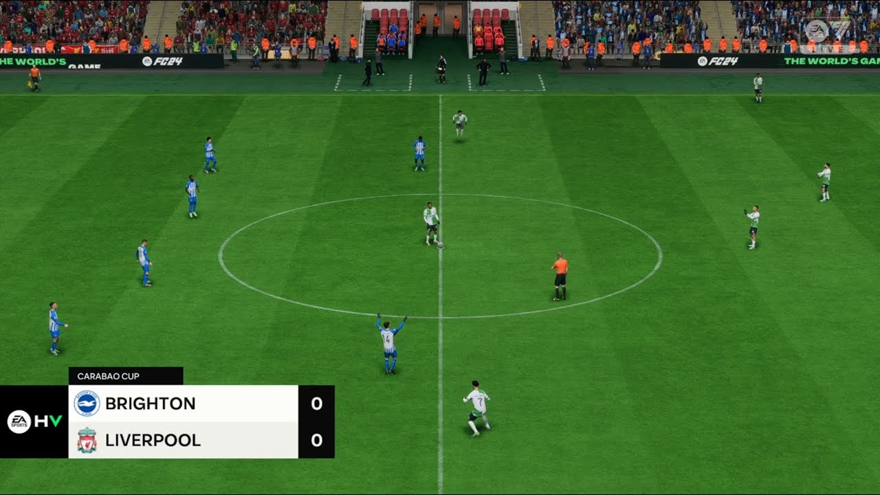 Brighton vs Liverpool | Carabao EFL Cup | FC24 Xbox - YouTube