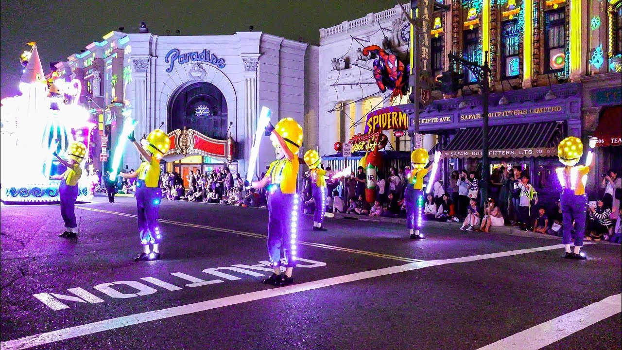 USJ ユニバ ナイトパレード [4/4] 2018.5.16 Universal Spectacle Night Parade - YouTube