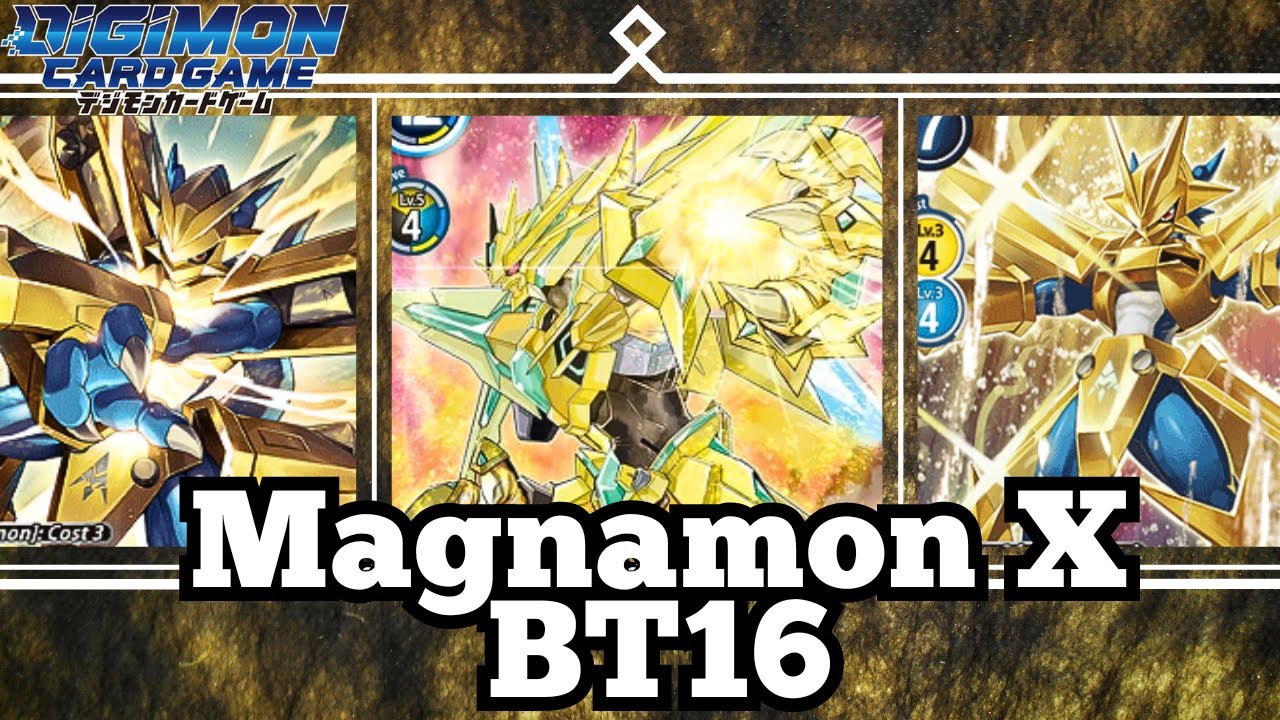 Magnamon X-Antibody Deck Profile BT 16 - YouTube