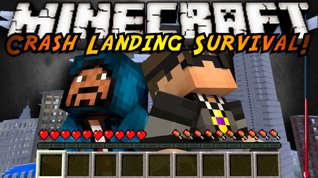 Minecraft Modded Crash Landing : AUTOMATED MACHINES?! - YouTube