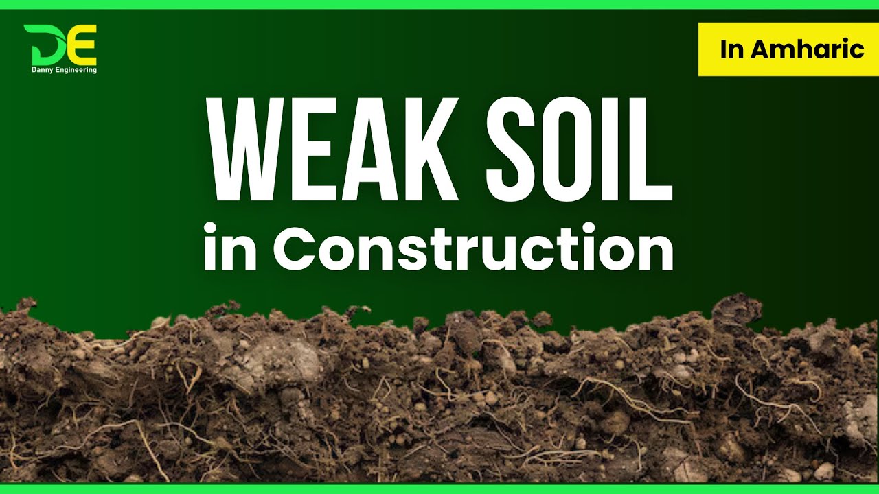 What to do if you face a weak soil for building construction - YouTube