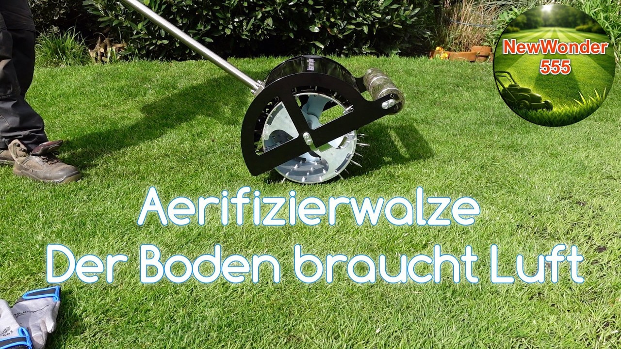 Rasen belüften Aerifizierwalze | Master Lawn Spiker | Der Boden braucht ...