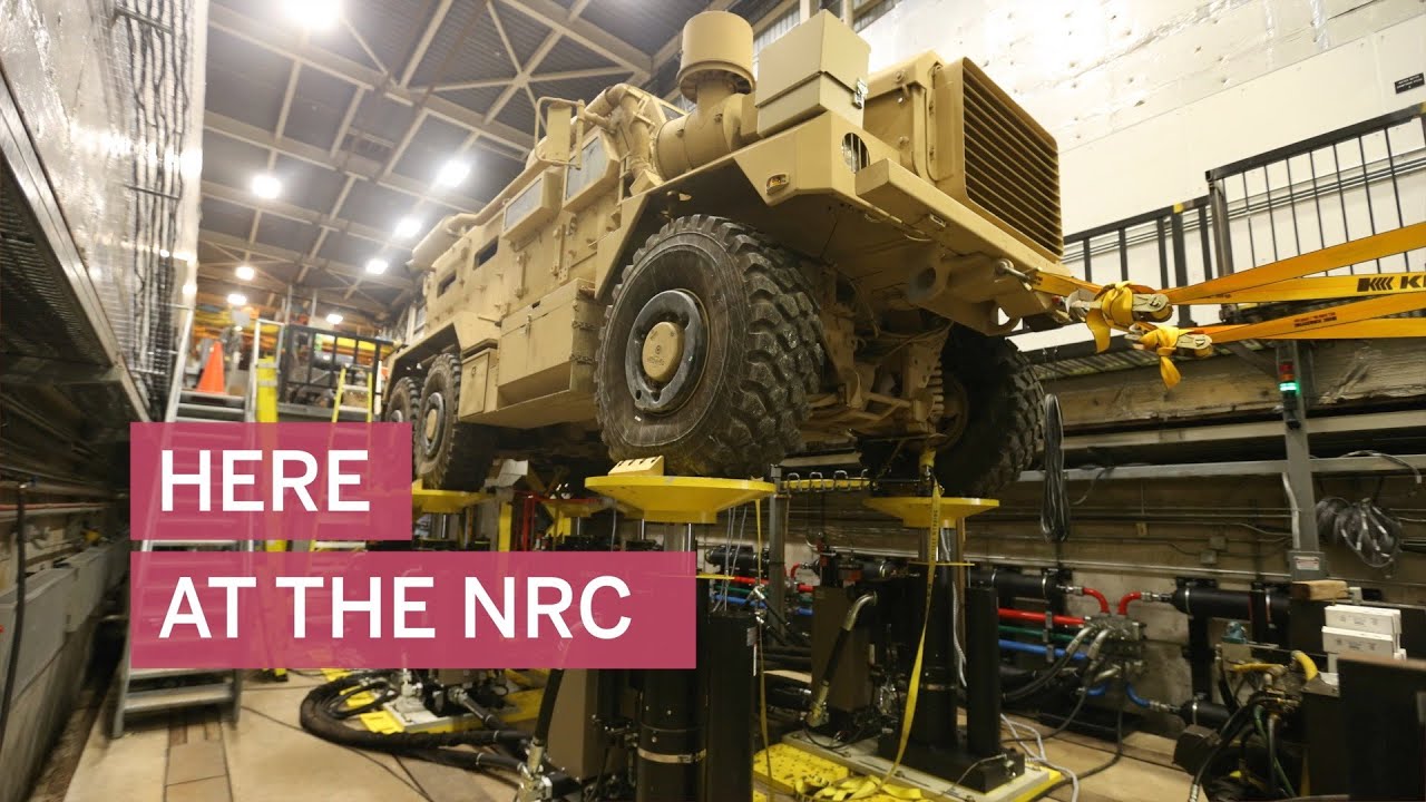 Here at the NRC: Researchers shake huge vehicles to the breaking point ...