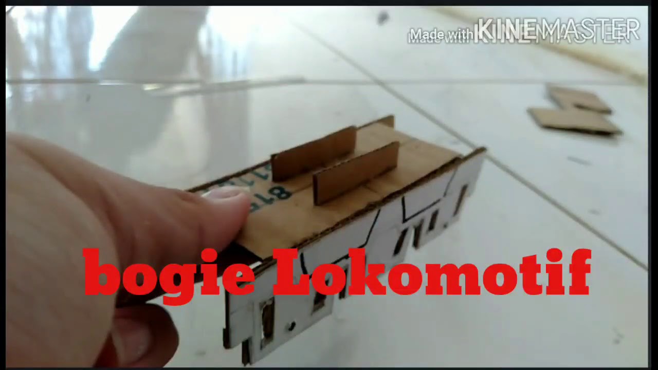 cara membuat bogie Lokomotif - YouTube