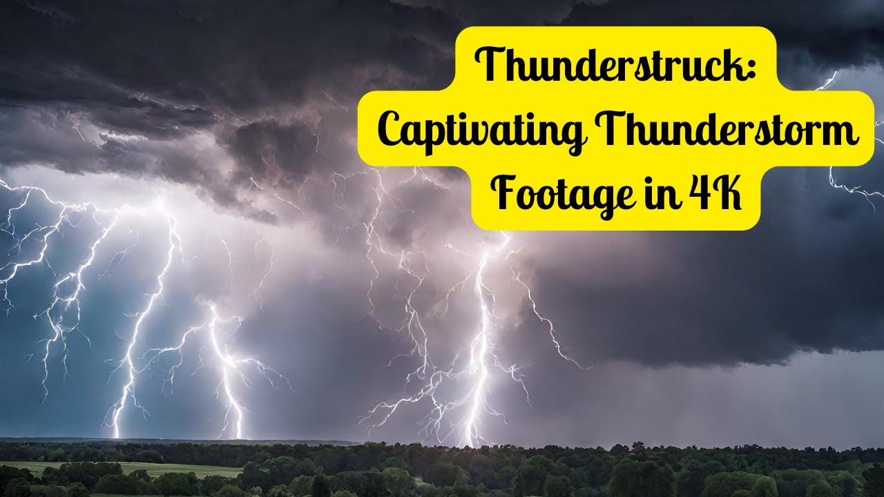 Thunderstruck: Captivating Thunderstorm Footage in 4K - YouTube