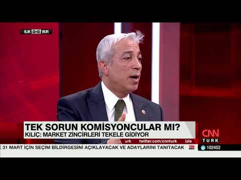 CNN TÜRK _ TBMM TARIM KOM BAŞKANI SN.YUNUS KILIÇ _ HAL YASASI