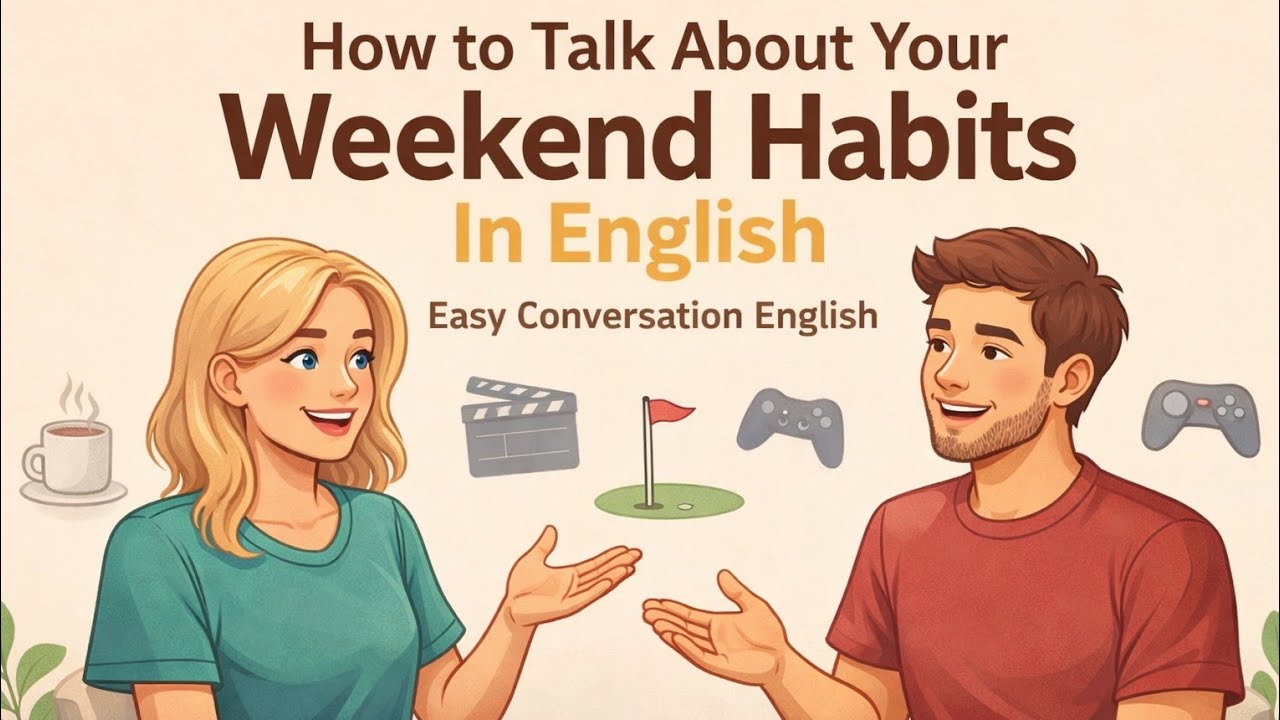 How to Talk About Your Weekend Habits in English | A1–A2 Speaking ...