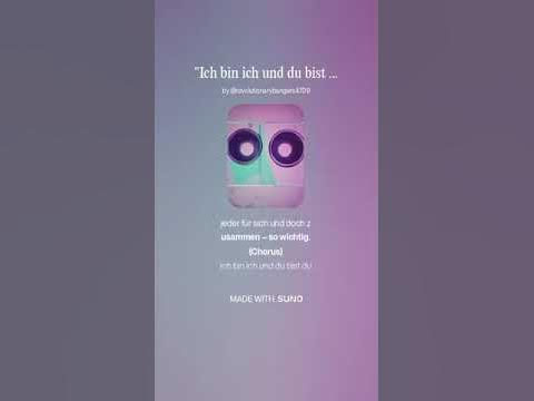 Ich bin ich und du bist du - YouTube