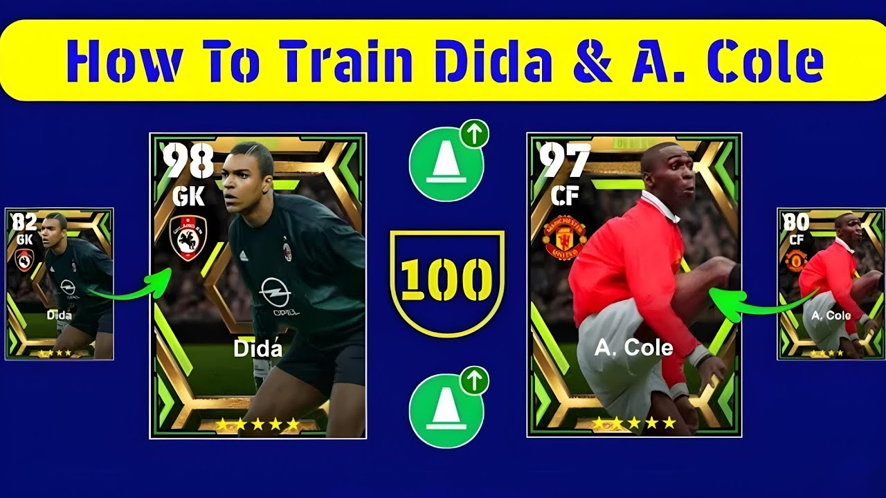 99 rated Epic Dida max level training in efootball 2023 - How to train Epic Dida in efootball 23 ...