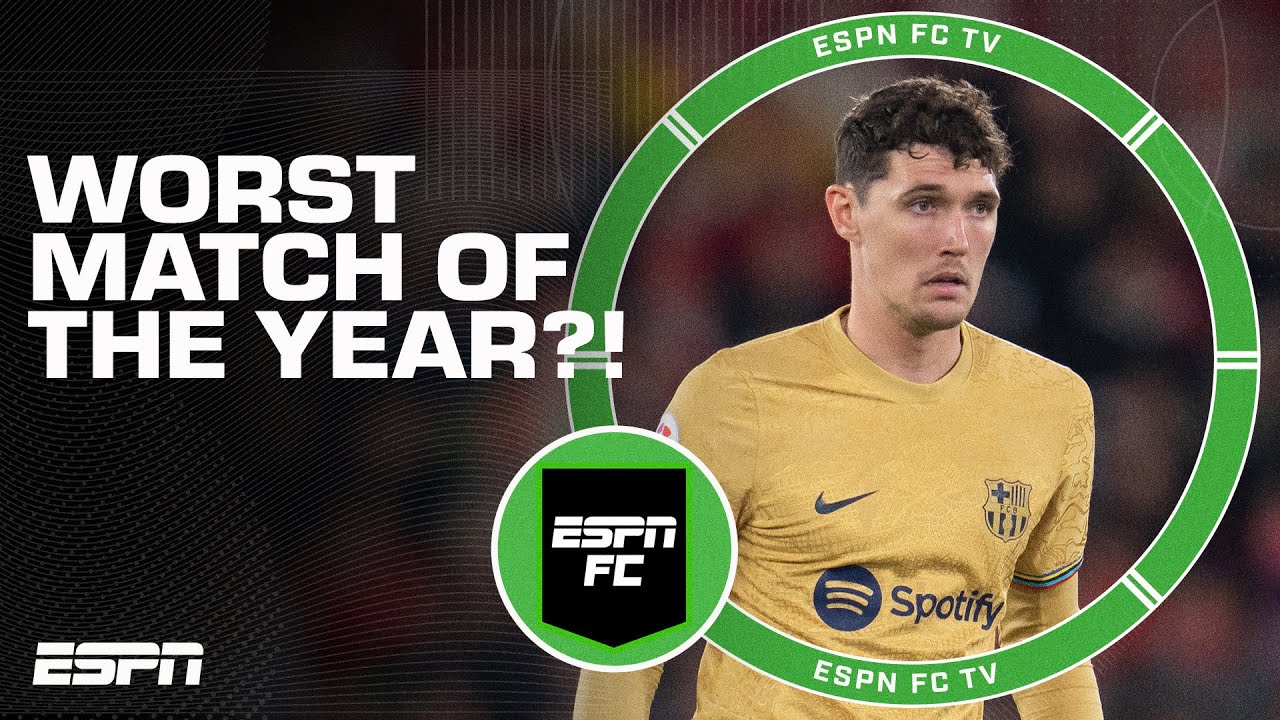 WORST MATCH OF THE YEAR?! Barca loses to Almeria, 1-0 | ESPN FC - YouTube