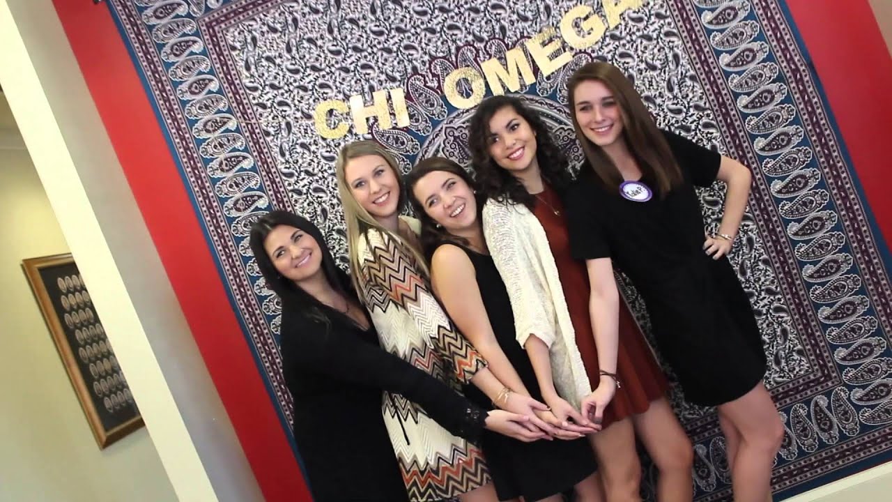 UCF Chi Omega Bid Day Spring 2016 - YouTube